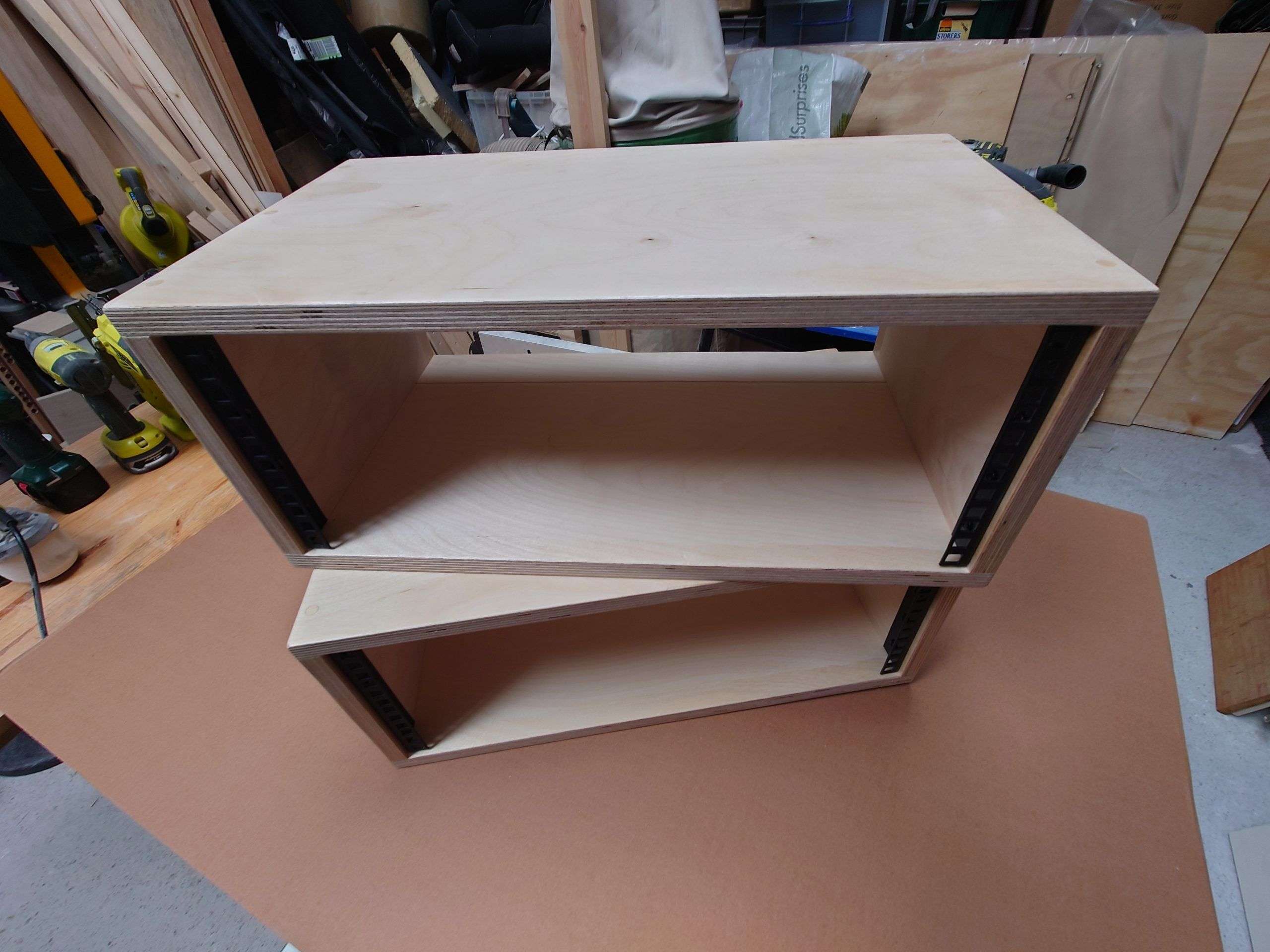 5U 19" Rack Cabinet Premium Birch Ply - HomeStudioRack